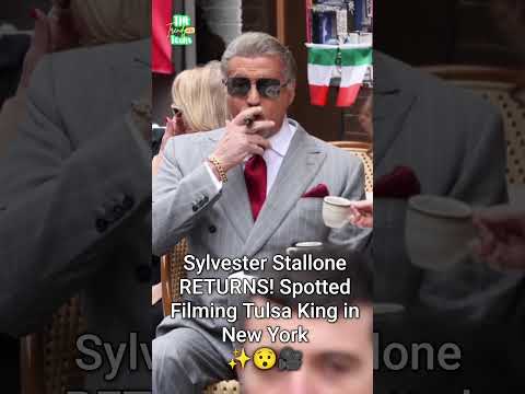 Sylvester Stallone Spotted on Tulsa King Set in NYC #sylvesterstallone #nyc #hollywood