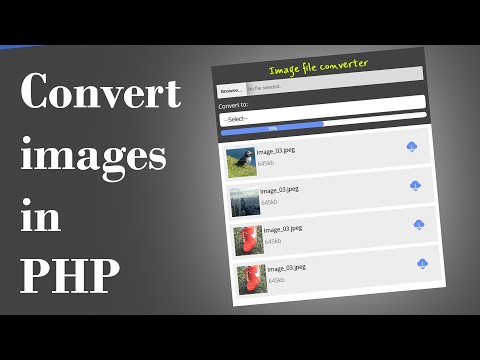 Convert images using PHP | webp, jpeg, png | Quick programming tutorial