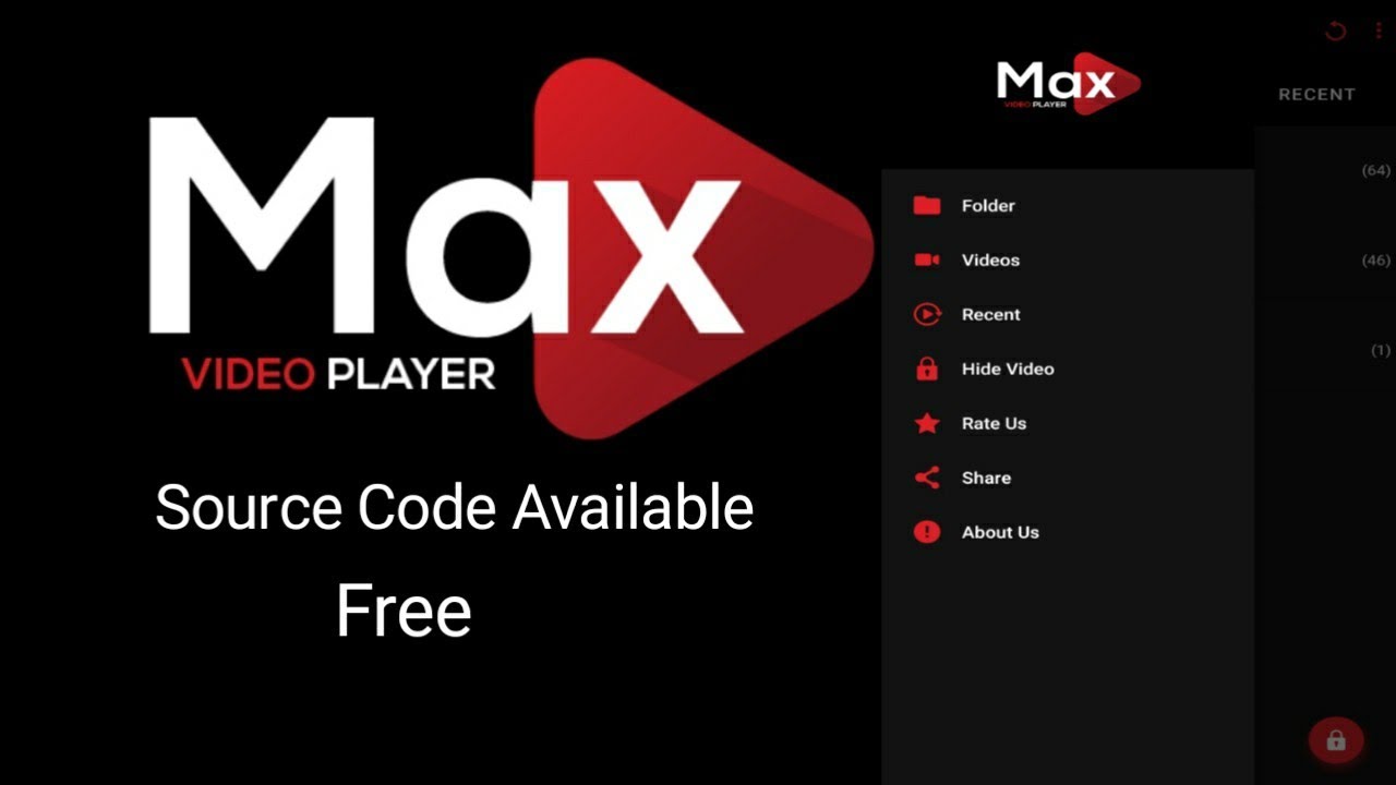 MAX Video Player Free Source code|| CodewithDark || Sourcecode Free