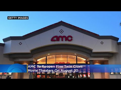 AMC To Reopen 5 Twin Cities Movie Theaters On Aug. 20; Masks Will Be Required