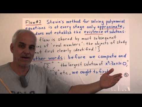 Stevin numbers, infinitesimals and complex numbers | Famous Math Problems 19c | NJ Wildberger