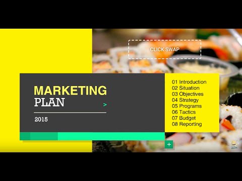 Template for Marketing Plan Presentation