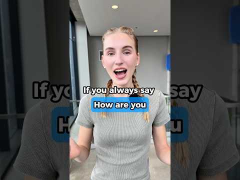 Different ways to say "How are you" ☺️#ingles #english #teacher #learnenglish #learn #gringa
