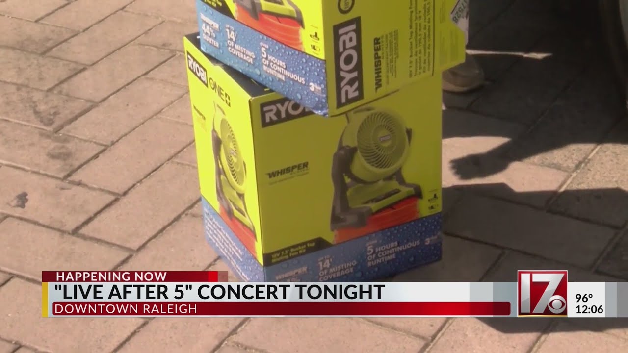 'Live After Five' concert organizers preparing for heat