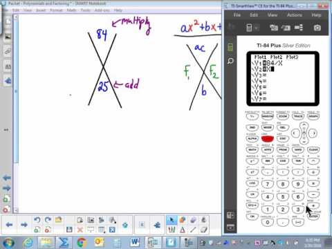 Factoring with Graphing Calculator