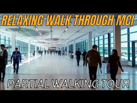 Relaxing Walk Through Kansas City International Airport (MCI) - Partial Walking Tour