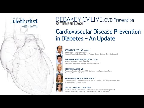CVD Prevention in Diabetes–An Update (Patel, MD, Kansara, MD and guests) September 1, 2021