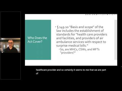 The Counselor's Guide to Complying with the No Surprises Act