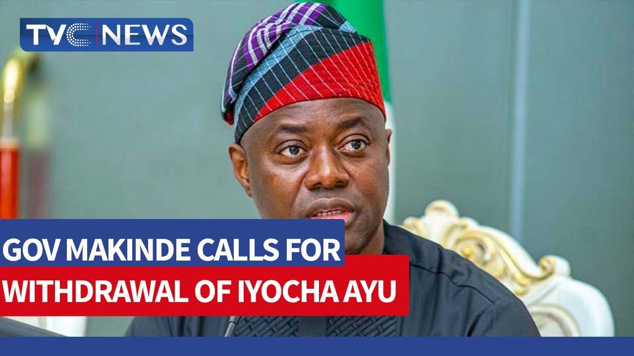 Gov Makinde Calls For Withdrawal Of PDP National Chairman