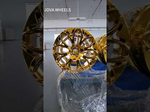 Gold chrome rims for BMW M6 F13 20x9 and 20x10