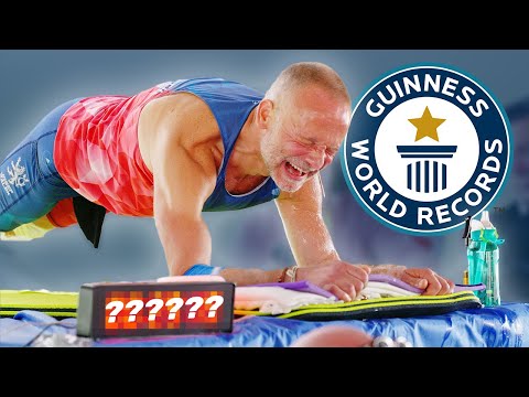 Watch This Man Set a World Record for the Longest Abdominal Plank