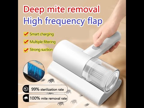 Household Mite Removal Instrument, Strong beat, mites sterilization. Double-layer filtration