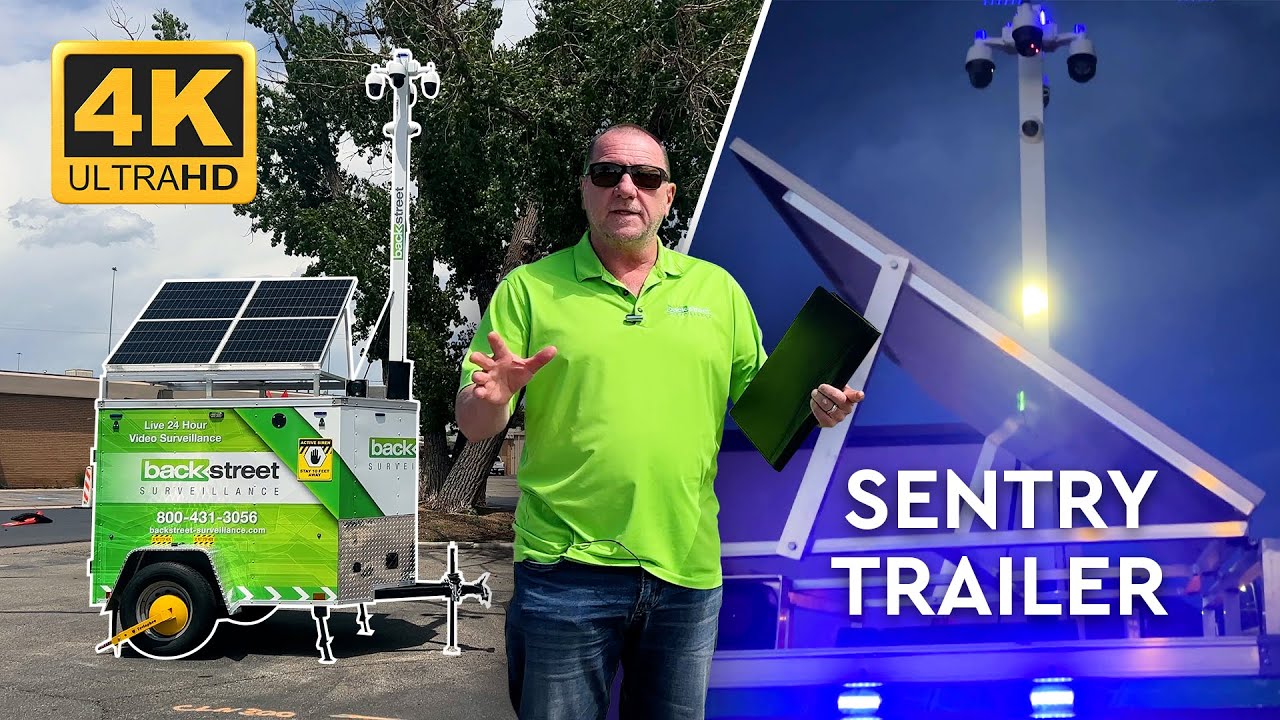 Sentry Solar 4K Surveillance Trailer | Keeps You Safe Anywhere | 4K Surveillance camera