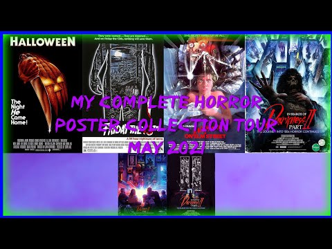 My Complete Horror Movie Poster Collection May (2021) Tour