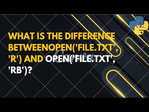 What is the difference between open('file.txt', 'r') and open('file.txt', 'rb')?