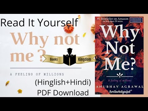 Why Not Me By Anubhav Aggarwal (Hinglish+Hindi+English) Free PDF Download Link-Books Kingdom