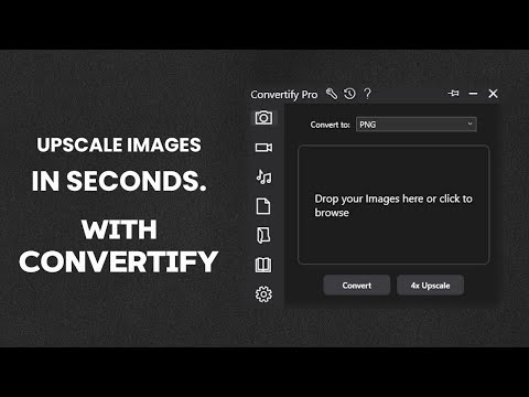 4x AI Image Upscaler: Enhance Photos OFFLINE in Seconds! (Convertify Windows Tool)