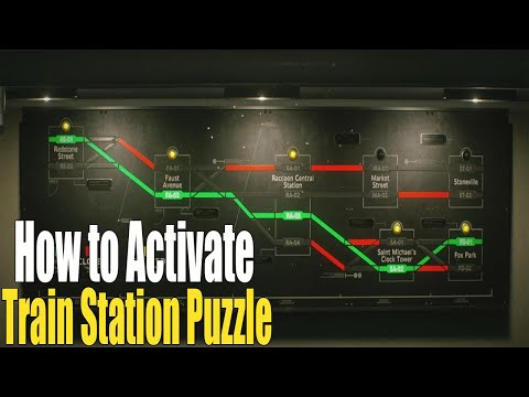 Resident Evil 3 - How to Activate Train Station Puzzle (RE 2020)