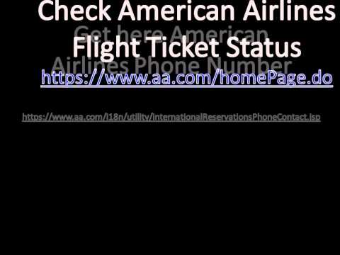 Get American Airlines Phone Number & Check Flight Status