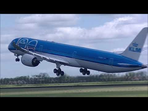 First comercial Flight KLM Boeing 787-10 Dreamliner PH BKA KL571 Polderbaan @AMS-Schiphol