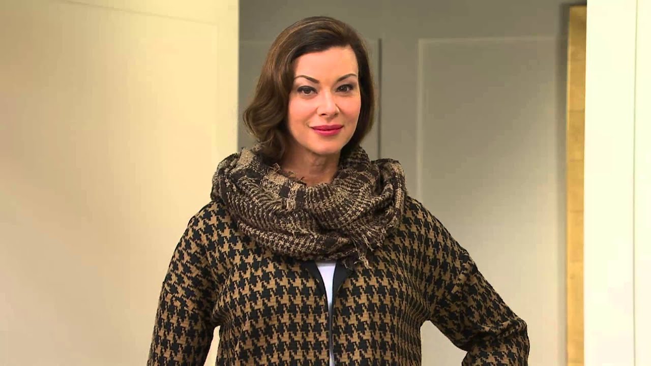 Joan Rivers Plaid Infinity Scarf with Fringe with Pat James-Dementri