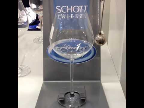 Schott Zwiesel Crystal Wine Glass Pendulum Test