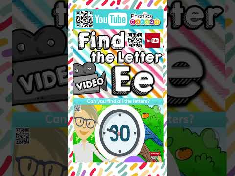 Ee | Find the Letter | Phonics Garden