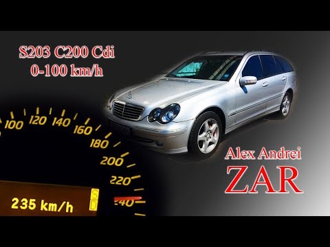 C 200 CDI W203 T-Model (S203) 0-100 acceleration