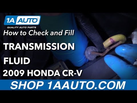 How to Check and Fill Transmission Fluid 07-11 Honda CR-V