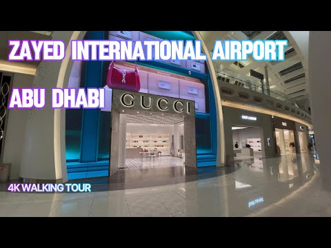 Abu Dhabi – Zayed International Airport | Airport of the future [4K]