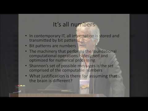 Big Ideas in Cognitive Neuroscience, CNS 2017: Charles R Gallistel (with session intro)