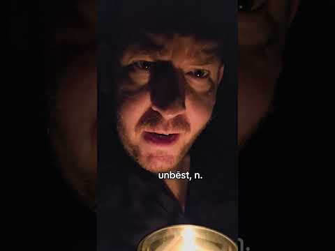 Spooky Middle English word for monster: "unbeast"