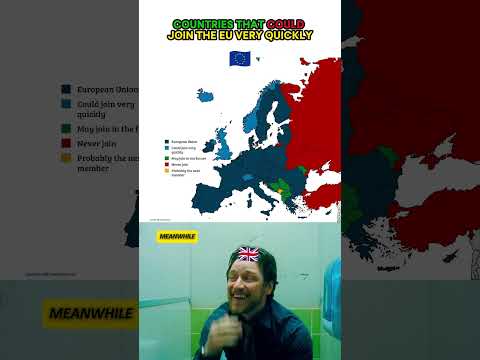 European Countries that COULD join the EU very quickly #map #europe #countries #eu #youtubeshorts