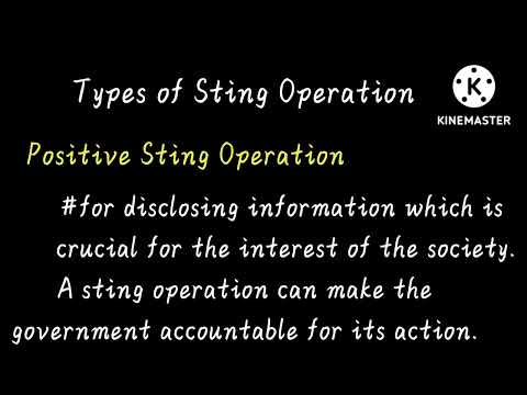 STING OPERATION/Journalism