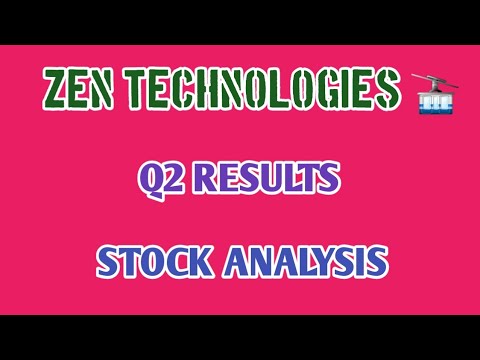 ZEN TECHNOLOGIES Q2 RESULTS🔥ZEN TECHNOLOGIES STOCK ANALYSIS @ STOCK MARKET PLANNER