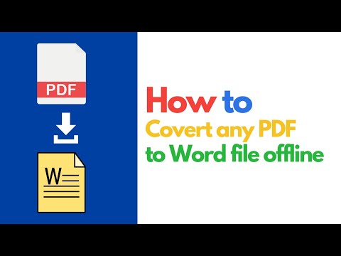 How to Convert PDF to Word Offline – Quick & Easy Tutorial!