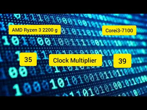 Microprocessor Comparison; AMD Ryzen 3-2200 vs Corei3-7100(No copyright intended)