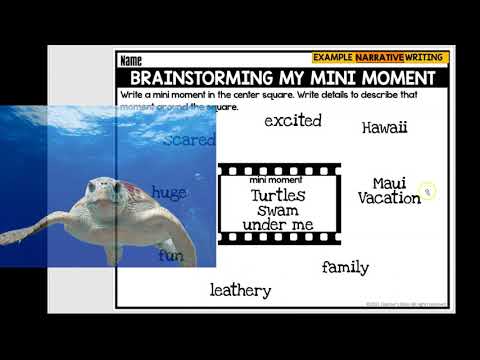 Writing a Personal Narrative for Kids