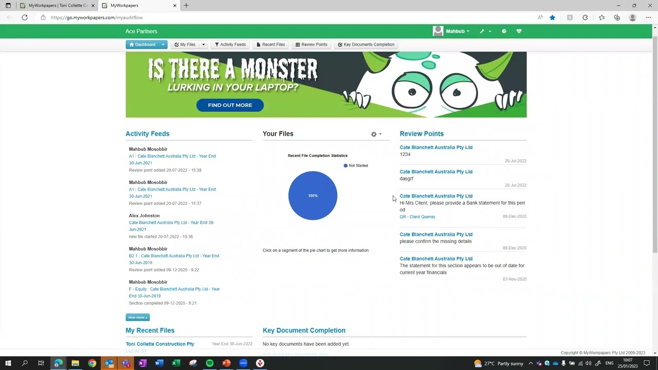 Year End Template Webinar