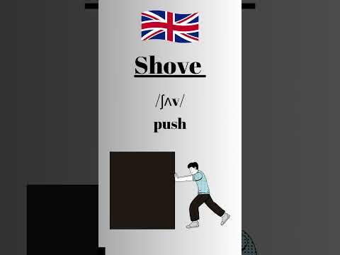 How to pronounce Shove in English British Accent #learnenglish #learnenglishtogether
