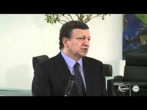 Merkel, Barroso discuss banking union