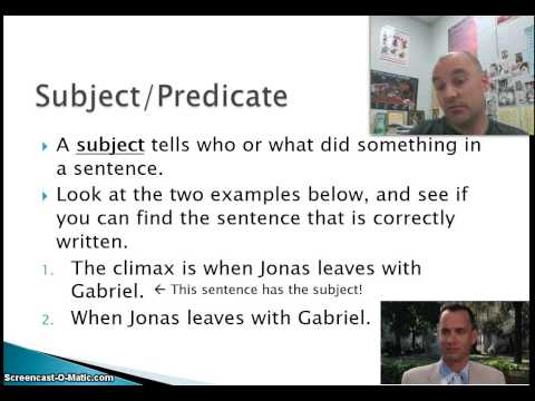 Complete Sentences PPT video