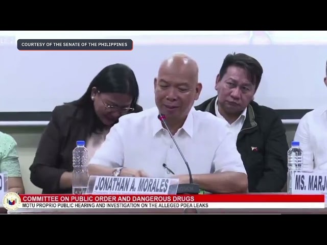 [WATCH] Estrada snaps at dismissed PDEA agent Morales for calling him ...