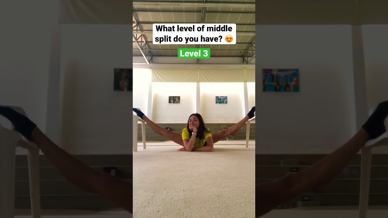 Splits challenge / flexibility challenge / Lera the gymnast #gymnast #split #challenge #shorts