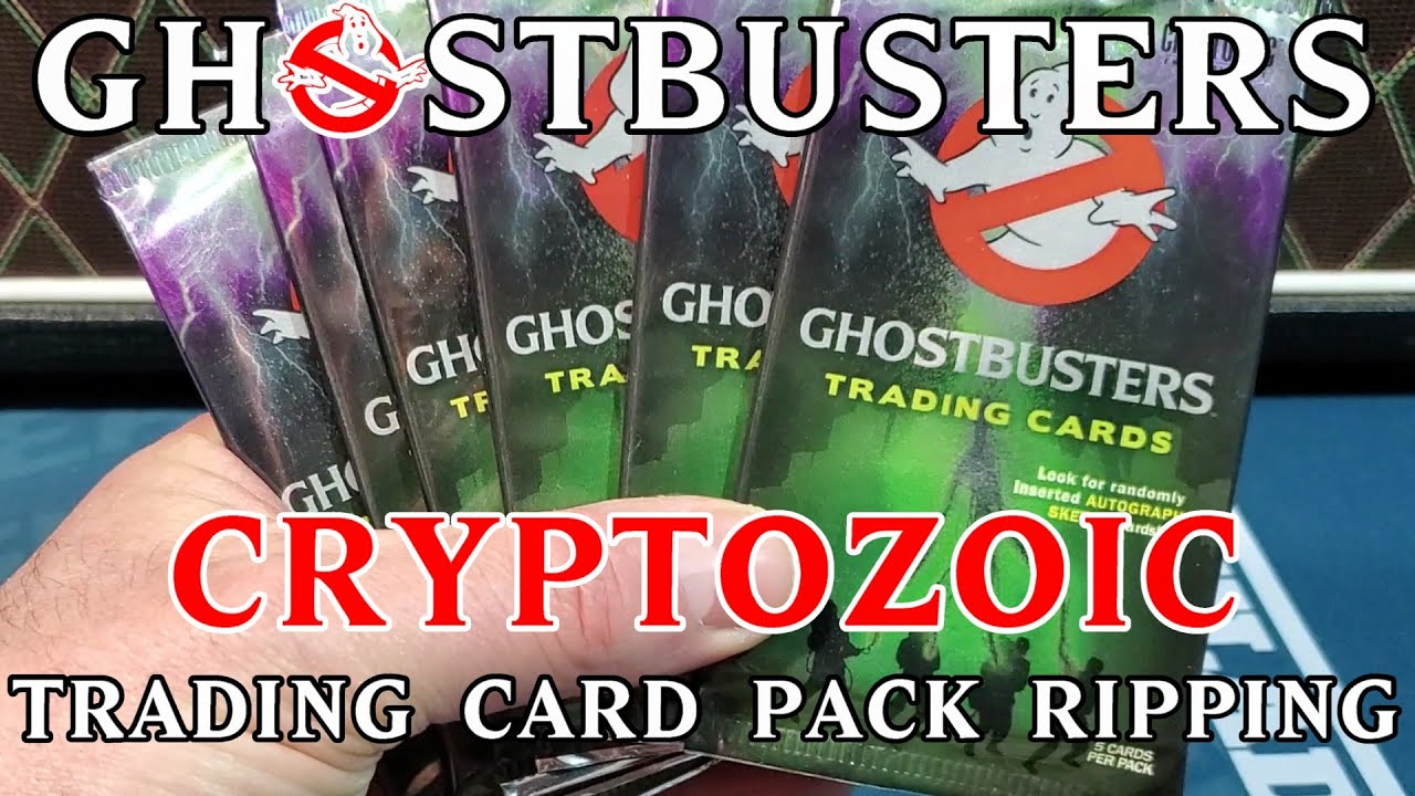 Ghostbusters Trading Card Pack Ripping Cryptozoic 2016