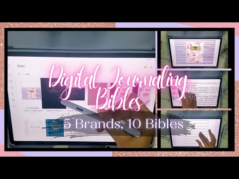 Digital Journaling Bibles | 10 Bibles, 5 Brands