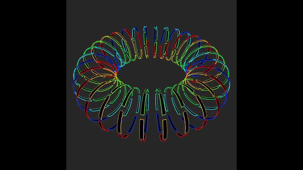 Color rings. #openframeworks #programming #creativecoding