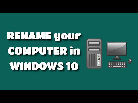 How to change your computer name in Windows 10