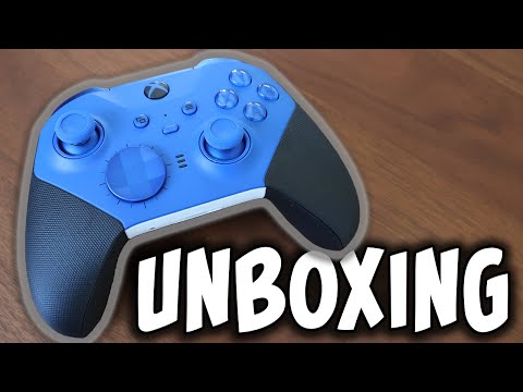 What's Inside | Xbox Elite 2 Wireless Controller Core (Blue) Unboxing