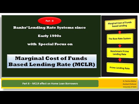 Marginal Cost Lending Rate (MCLR) Part 8 – MCLR effect on Home Loan Borrowers